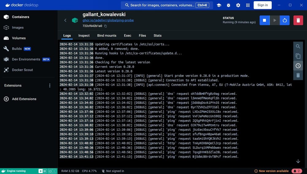 How to set up and run a Globalping probe on Windows
